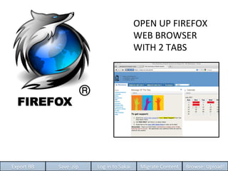 Migrating content from Bb to Sakai | PDF