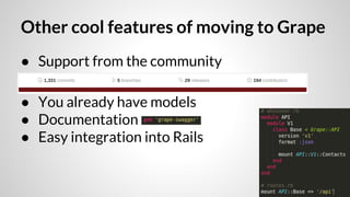Migrating from monolithic rails | PPTX | Programming Languages | Computing