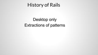 Migrating from monolithic rails | PPTX | Programming Languages | Computing
