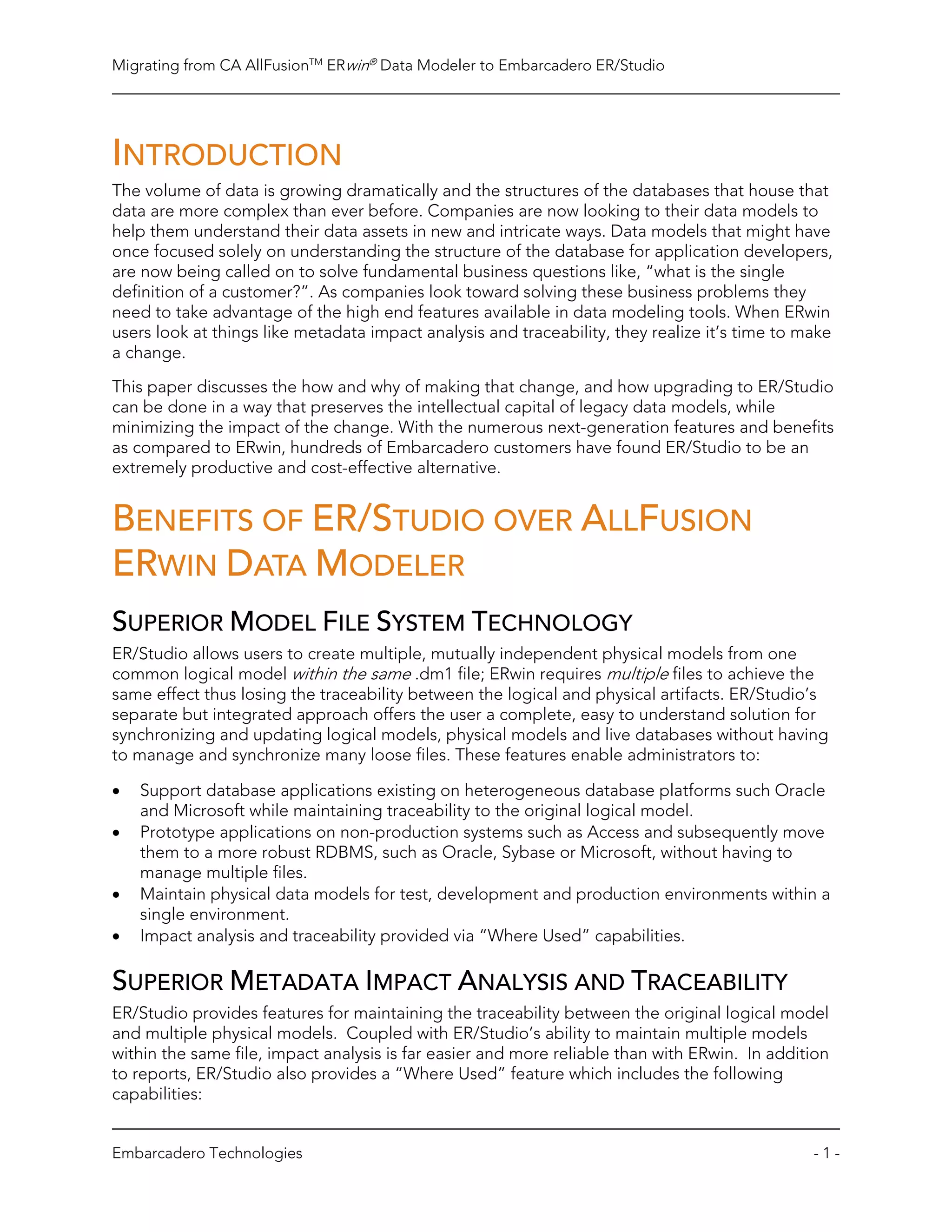 Migrating erwin-to-erstudio-data-modeling-solutions | PDF