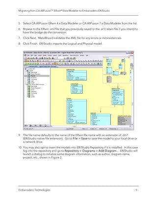 Migrating erwin-to-erstudio-data-modeling-solutions | PDF