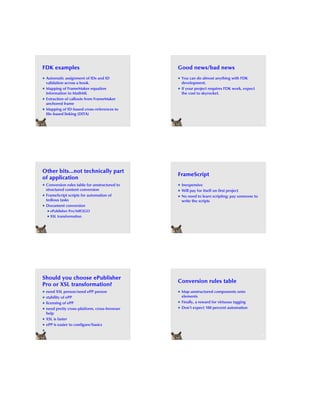 Migrating from Unstructured to Structured FrameMaker | PPT
