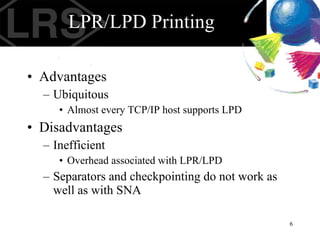 Migrating Printing from SNA to TCP/IP | PPT