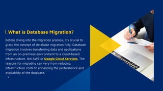 Migrating An On-Premise Database To AWS: Step Walkthrough | PDF
