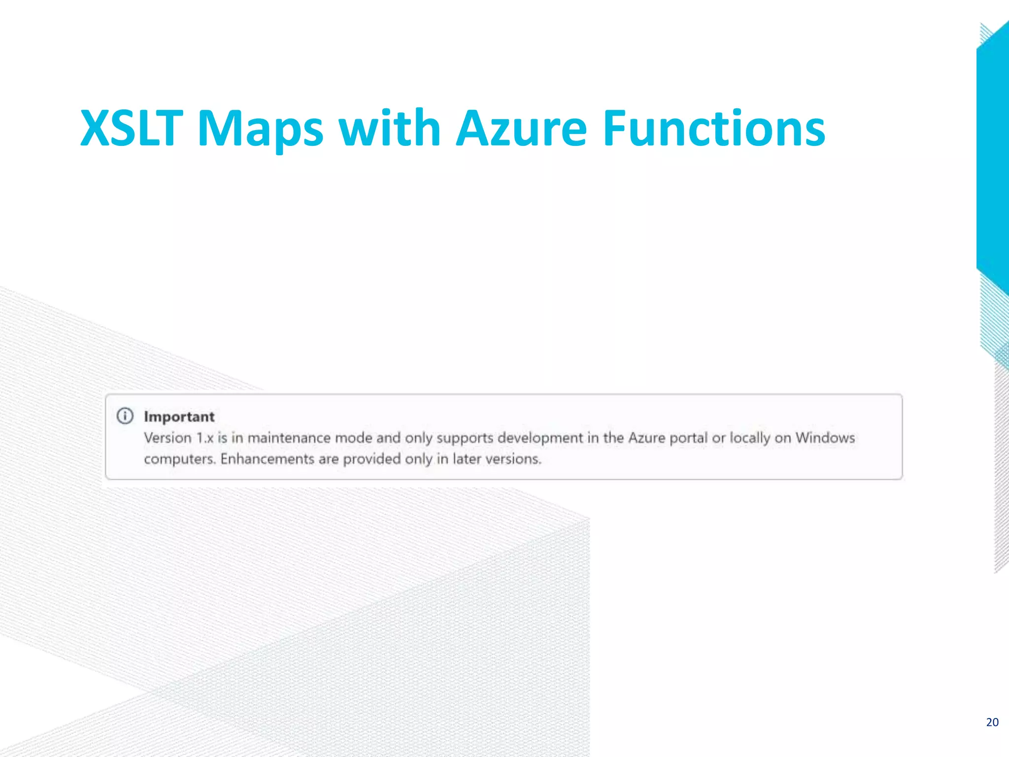 Migrating BizTalk Solutions to Azure: Mapping Messages | Integration Monday | PPTX