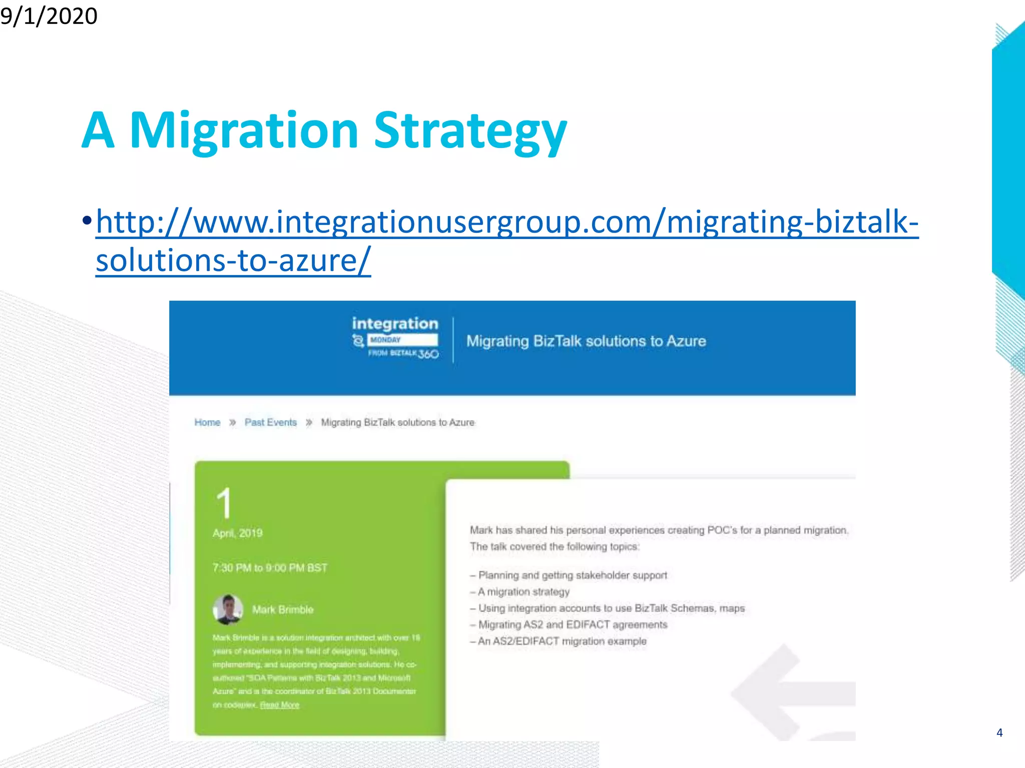 Migrating BizTalk Solutions to Azure: Mapping Messages | Integration Monday | PPTX