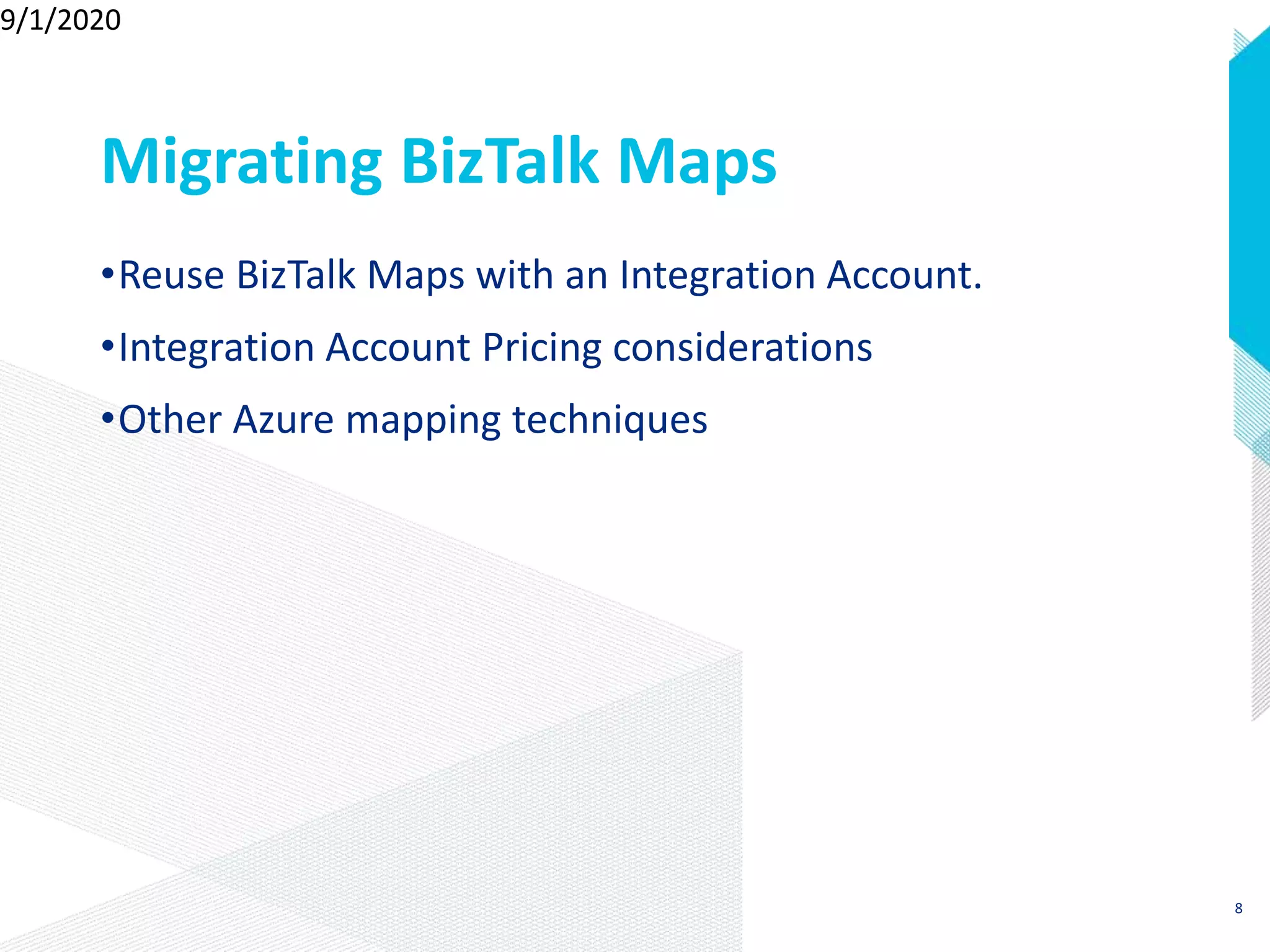 Migrating BizTalk Solutions to Azure: Mapping Messages | Integration Monday | PPTX