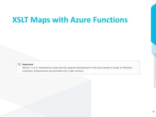 Migrating BizTalk Solutions to Azure: Mapping Messages | Integration Monday | PPTX