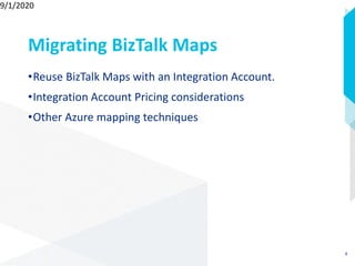 Migrating BizTalk Solutions to Azure: Mapping Messages | Integration Monday | PPTX