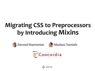 Migrating cascading style sheets to preprocessors | PPT