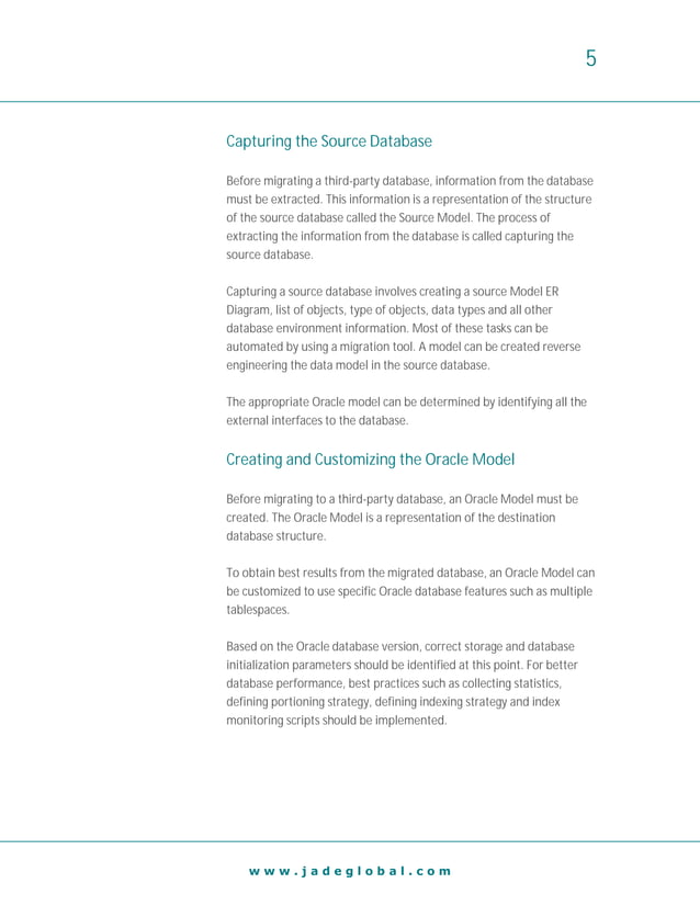 Migrating Data Warehouse Solutions from Oracle to non-Oracle Databases ... Migrating Data Warehouse Solutions from Oracle to non-Oracle Databases ...
