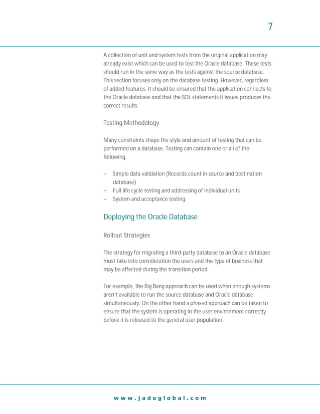 Migrating Data Warehouse Solutions from Oracle to non-Oracle Databases ... Migrating Data Warehouse Solutions from Oracle to non-Oracle Databases ...
