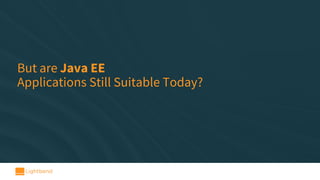 Migrating from Java EE to cloud-native Reactive systems | PDF | Web Development | Internet