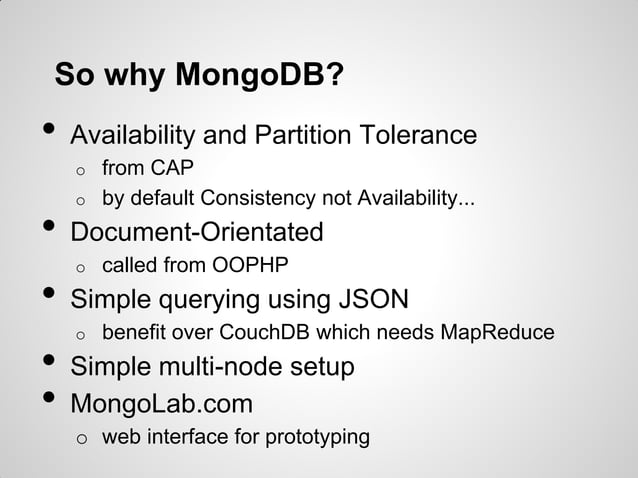 Migrating From Mysql To Mongodb Ppt