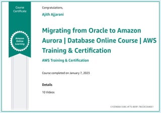Migrating from Oracle to Amazon Aurora.pdf