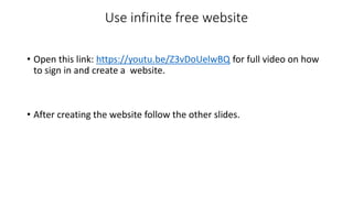 Migrating localhost to server | PPTX