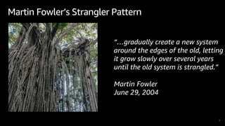 Migrating Monolithic Applications with the Strangler Pattern | PDF