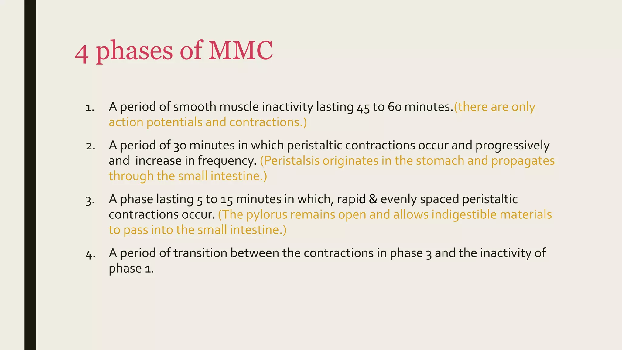 Migrating motor complex | PPTX