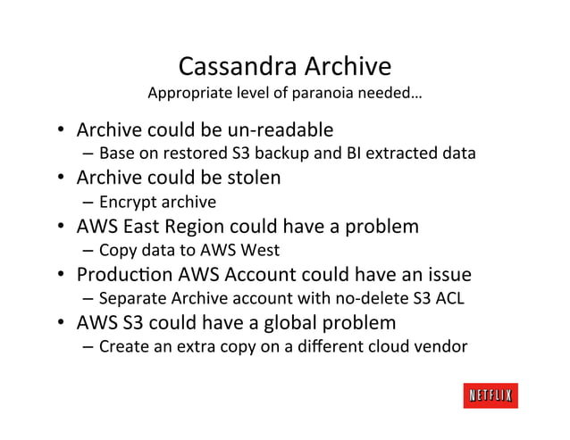 Migrating Netflix From Datacenter Oracle To Global Cassandra