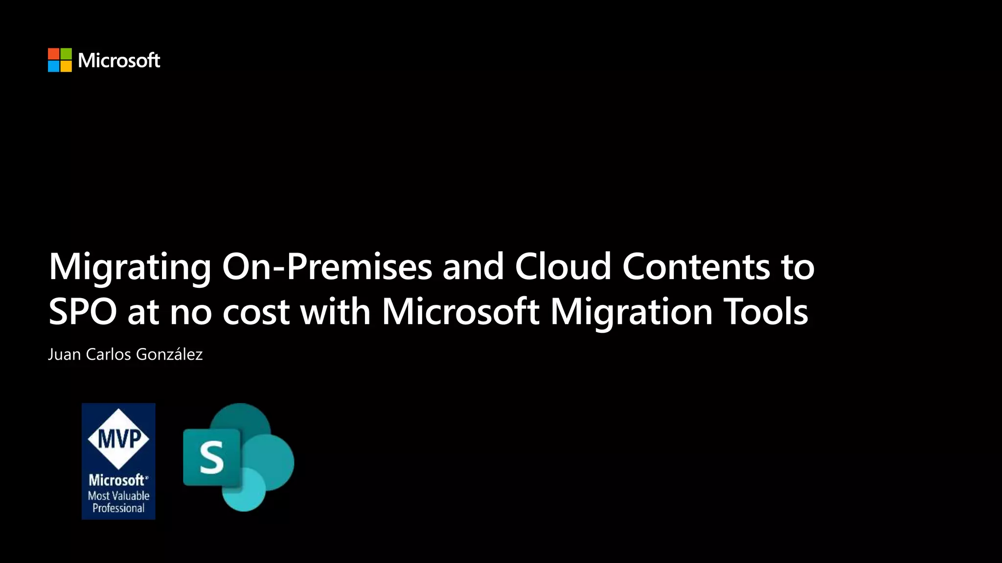 Migrating on premises and cloud contents to SharePoint Online at no cost with Microsoft ...