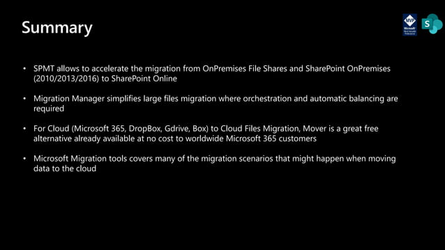 Migrating on premises and cloud contents to SharePoint Online at no cost with Microsoft ...