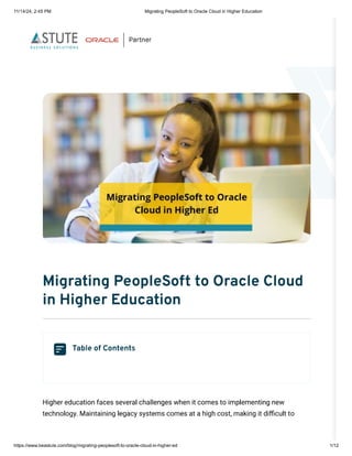 Migrating PeopleSoft to Oracle Cloud in Higher Education.pdf