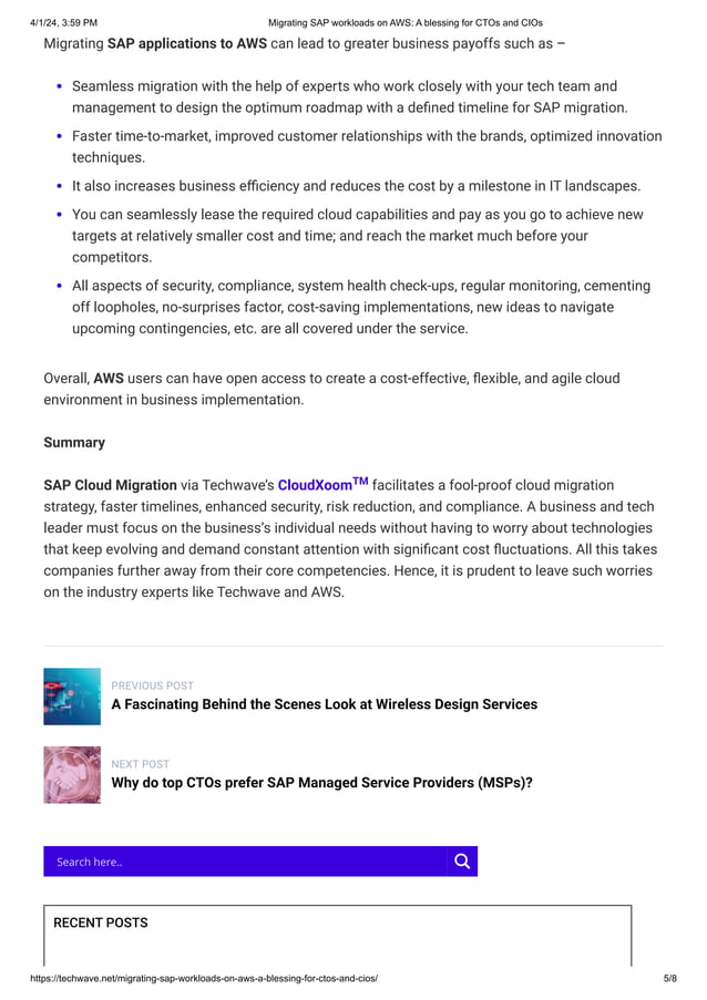 Migrating SAP workloads on AWS_ A blessing for CTOs and CIOs.pdf