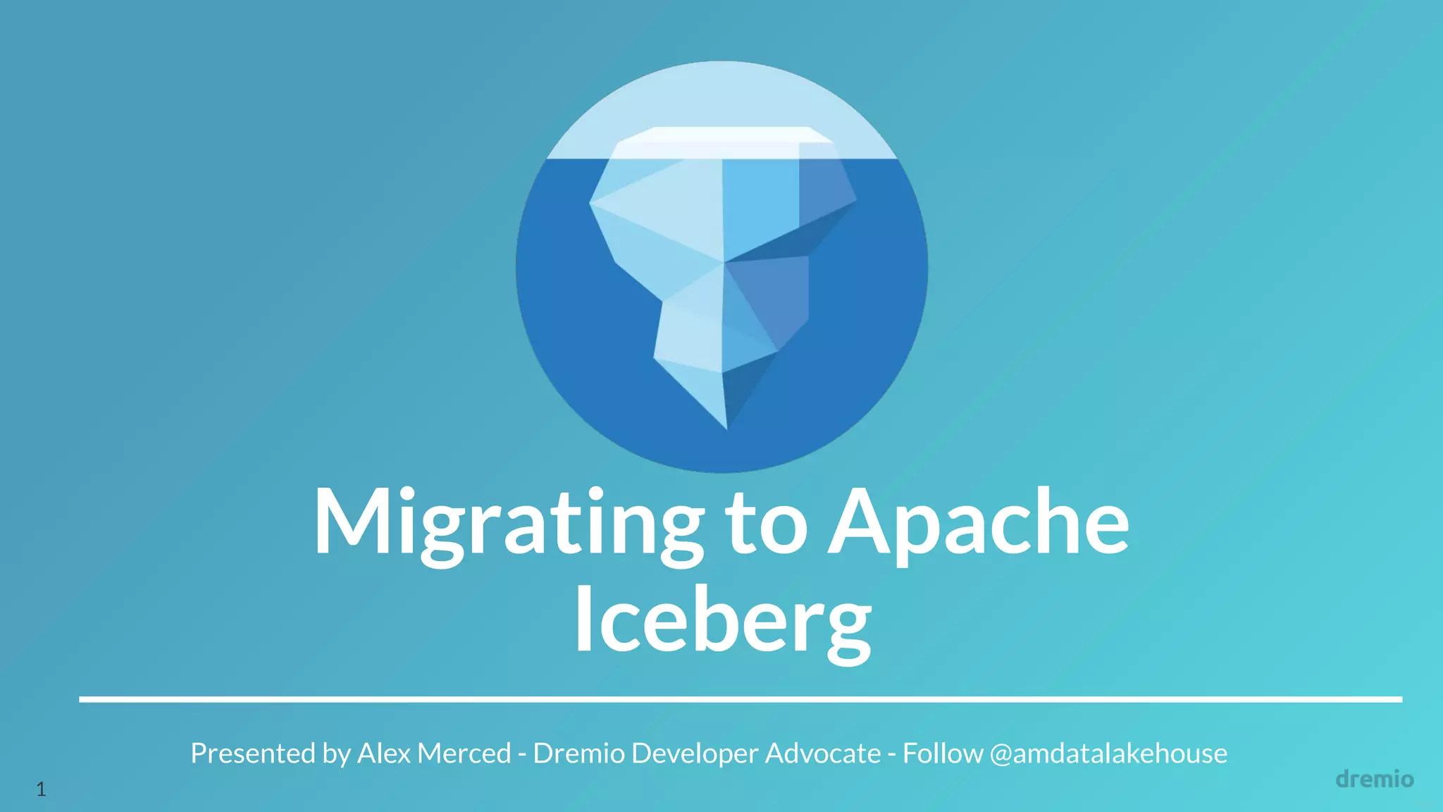 Data Engineer's Lunch #83: Strategies for Migration to Apache Iceberg | PDF