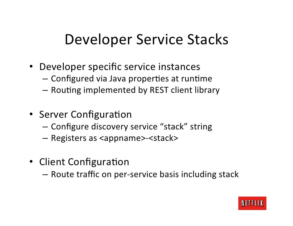 Developer Service Stacks