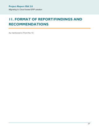 Migrating to cloud based ERP Solution .pdf | Cloud Computing | Internet