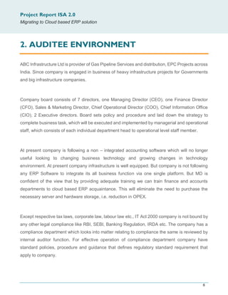 Migrating to cloud based ERP Solution .pdf | Cloud Computing | Internet