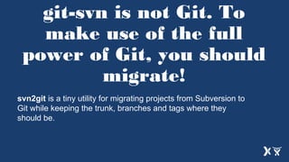 Migrating to git | PPT