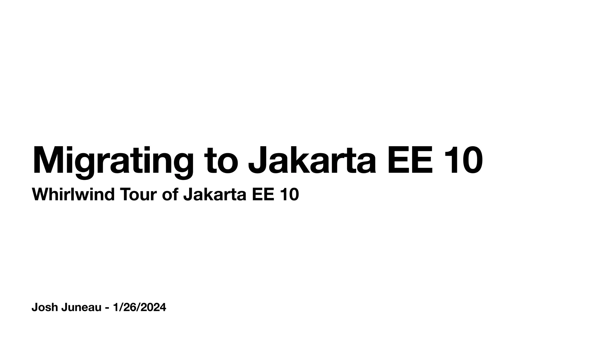 Migrating to Jakarta EE 10 | PDF