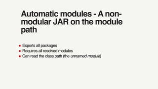 Migrating to java 9 modules | PPT