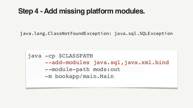 Getting Class Not Found Exception After Shifting To Jdk 11 Ides