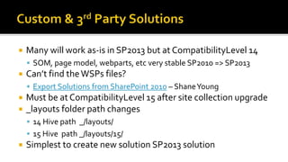 Migrating to SharePoint 2013 - Business and Technical Perspective | PPTX
