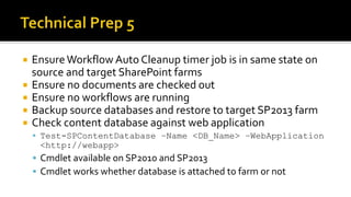 Migrating to SharePoint 2013 - Business and Technical Perspective | PPTX