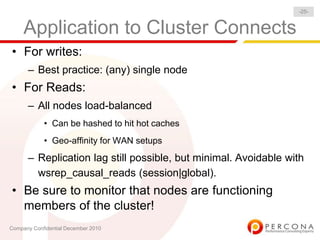 Migrating to XtraDB Cluster | PPT