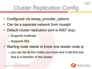 Migrating to XtraDB Cluster | PPTX