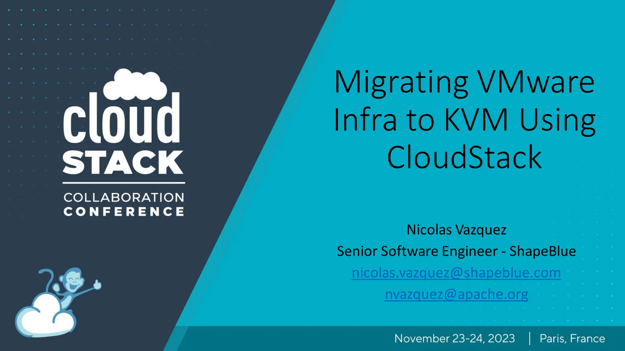 Migrating VMware Infra to KVM Using CloudStack - Nicolas Vazquez - ShapeBlue | PDF