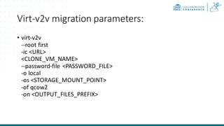 Migrating VMware Infra to KVM Using CloudStack - Nicolas Vazquez - ShapeBlue | PDF