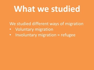 Migration | PPT