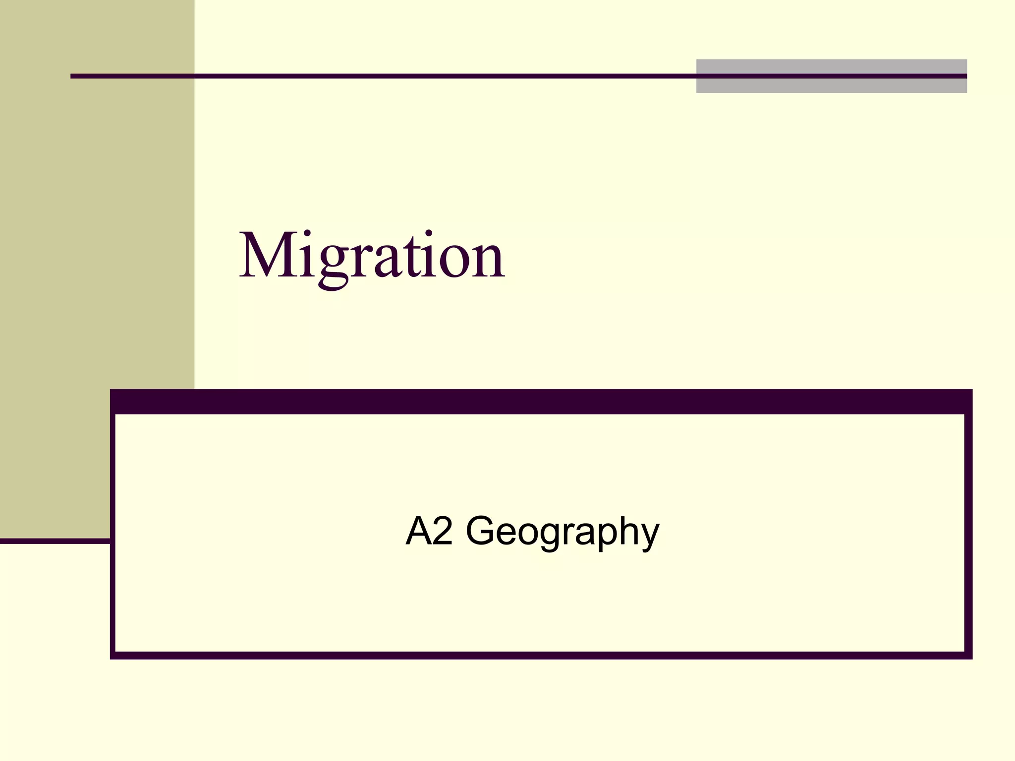 Migration | PPT