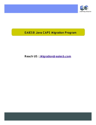 EAIESB Java CAPS Migration Program | PDF