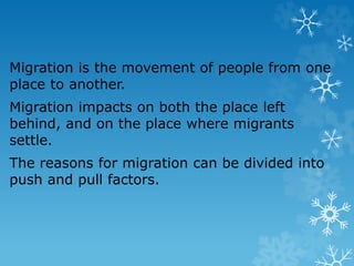 Migration IGCSE | PPTX