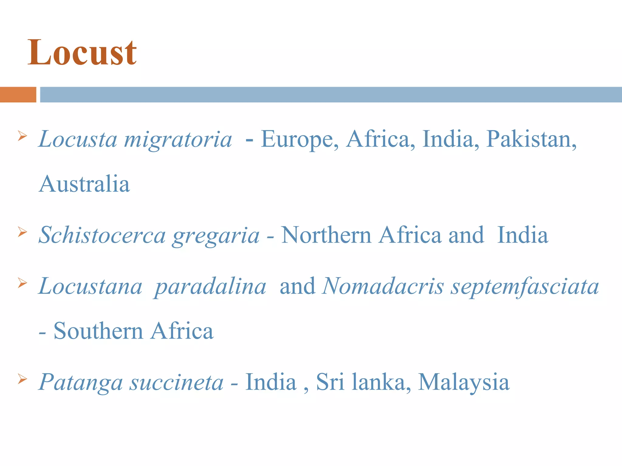 Migration OF INSECTS | PPT