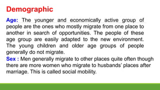 HUMAN MIGRATION (APPLIED ECONOMICS) | PPTX