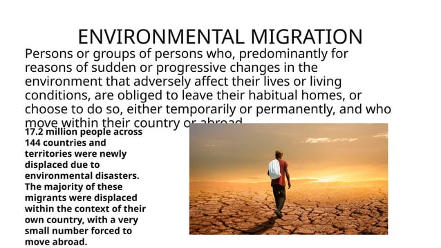 The Basic Concept about Migration of Humans | PPTX