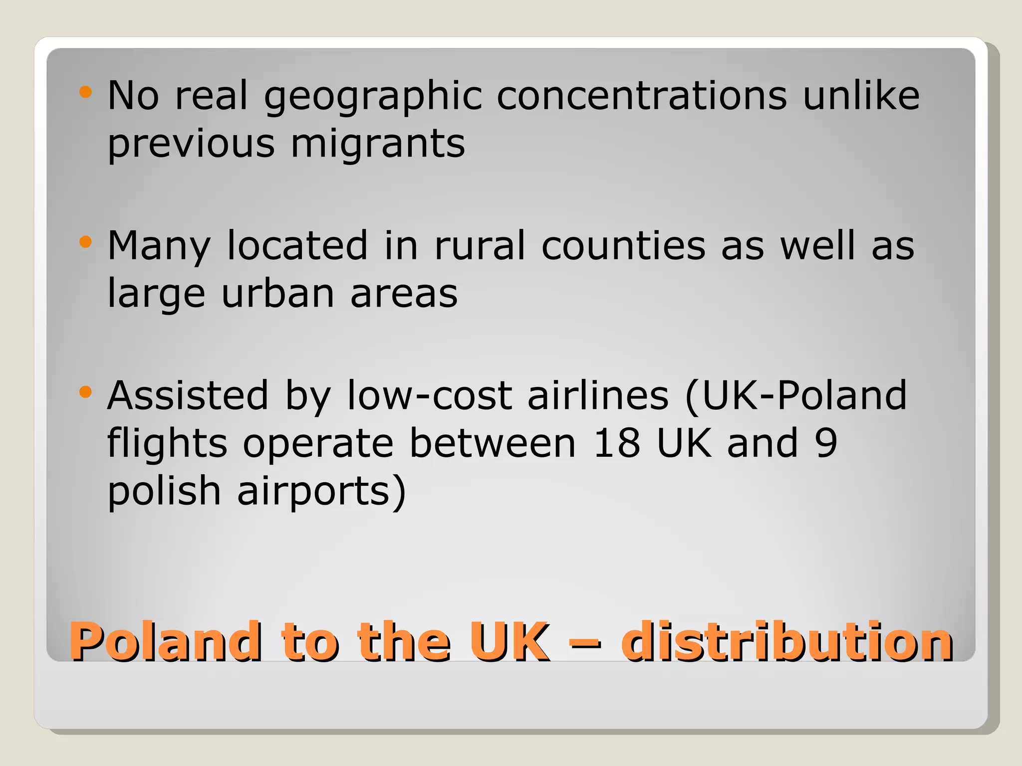 Migration Case Study Poland To Uk | PPT