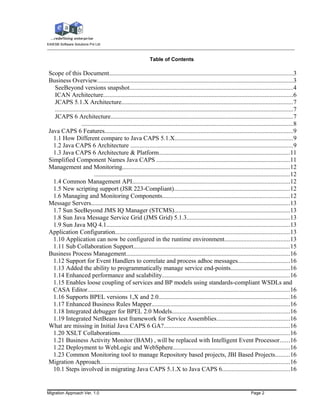 Migration From Java Caps 5.1.X | DOC